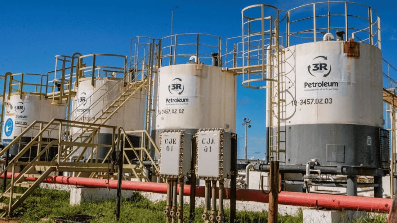 3R Petroleum (RRRP3) produziu 44,9 mil barris de óleo por dia em novembro